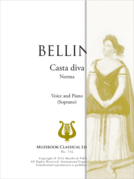 Casta diva - Voice and Piano - Vincenzo Bellini (EAN13 : 3700681104161 ...