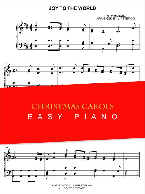 Joy to the World (Easy Piano) - Piano - Georg Friedrich Handel (EAN13 ...