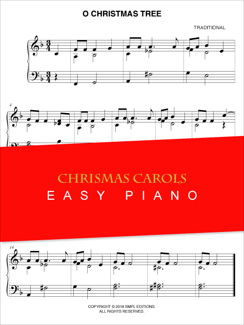 O Christmas Tree (Easy Piano) - Piano - Traditional (EAN13 ...