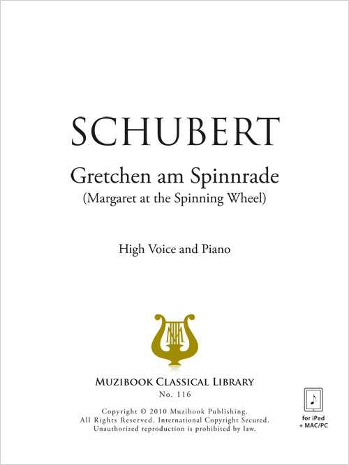 Gretchen am Spinnrade - High Voice and Piano - Franz Schubert (EAN13 ...